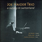 Joe Haider Trio: A Sunday In Switzerland - SWI swissinfo.ch