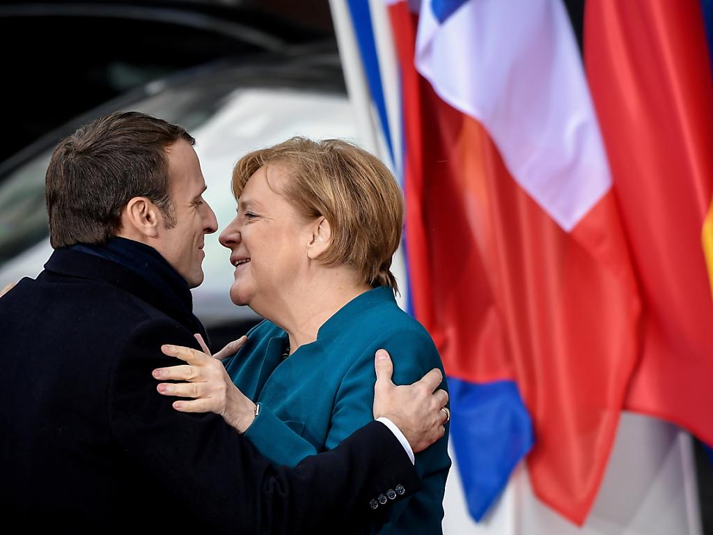 Merkel und Macron besiegeln neuen Freundschaftsvertrag - SWI swissinfo.ch