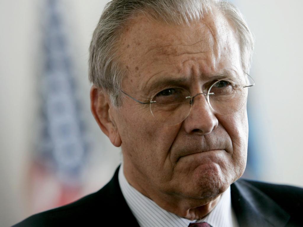 Décès de Donald Rumsfeld, chef du Pentagone sous G.W. Bush - SWI ...