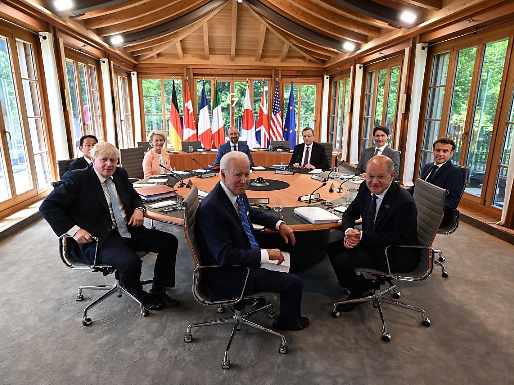 Scholz: G7 geschlossen und entschlossen gegen Russland - SWI swissinfo.ch