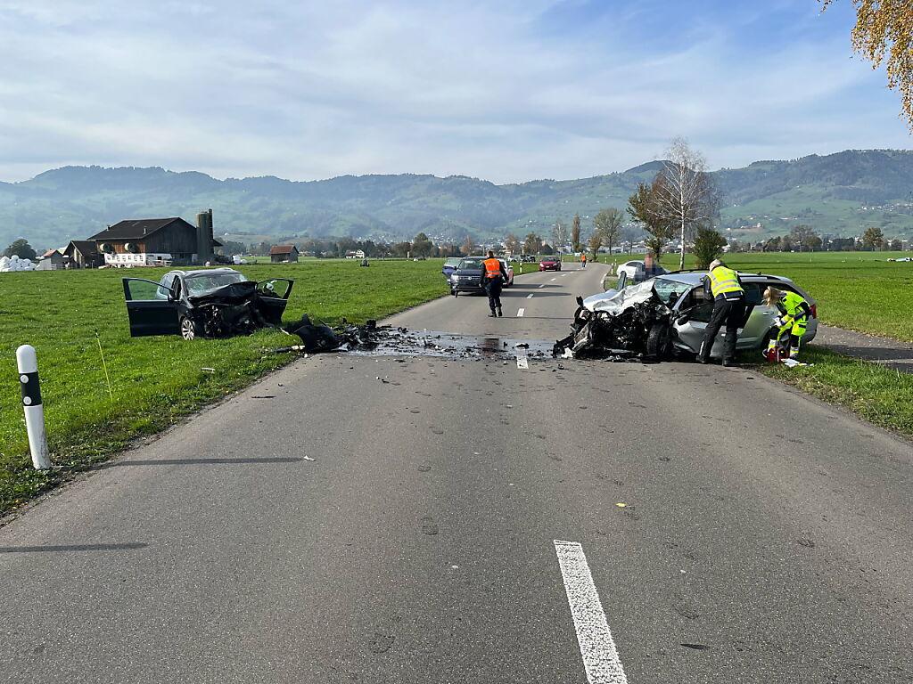 Sechs Verletzte bei Frontalkollision bei Altstätten SG - SWI swissinfo.ch