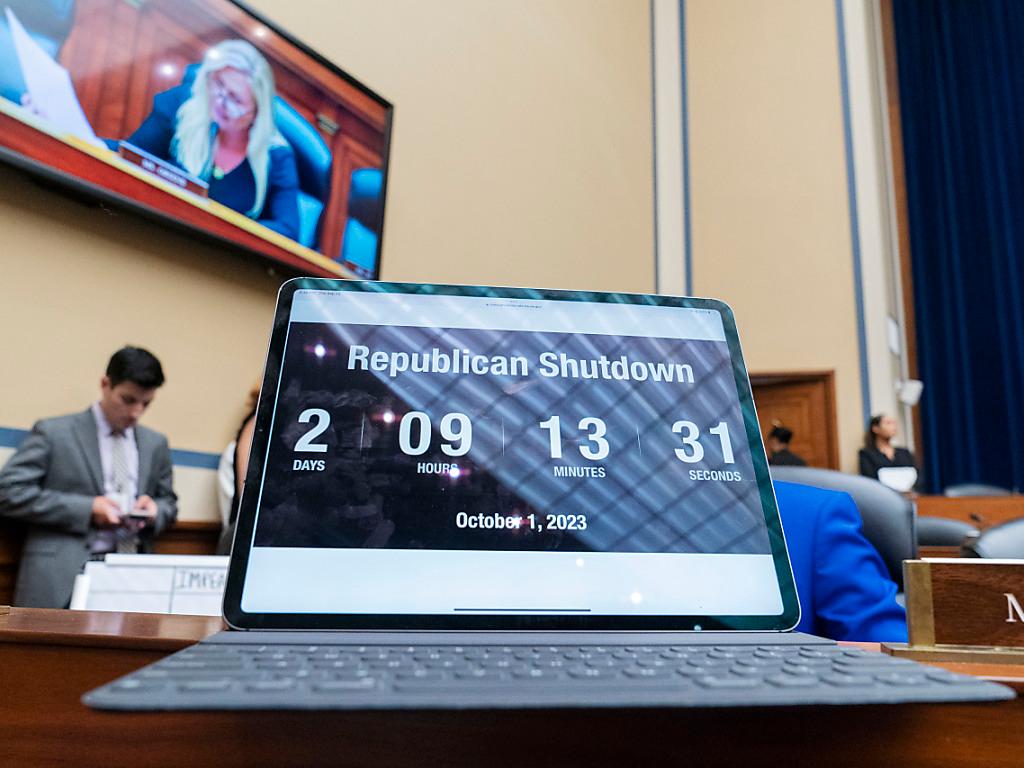 Countdown zum möglichen "Shutdown" läuft in den USA - SWI swissinfo.ch
