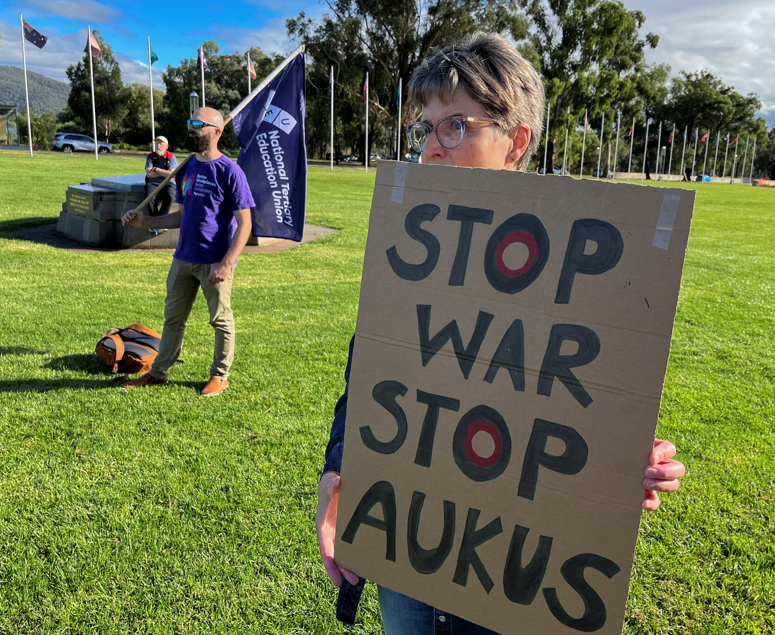 AUKUS submarine base protests in Australia highlight challenges for ...