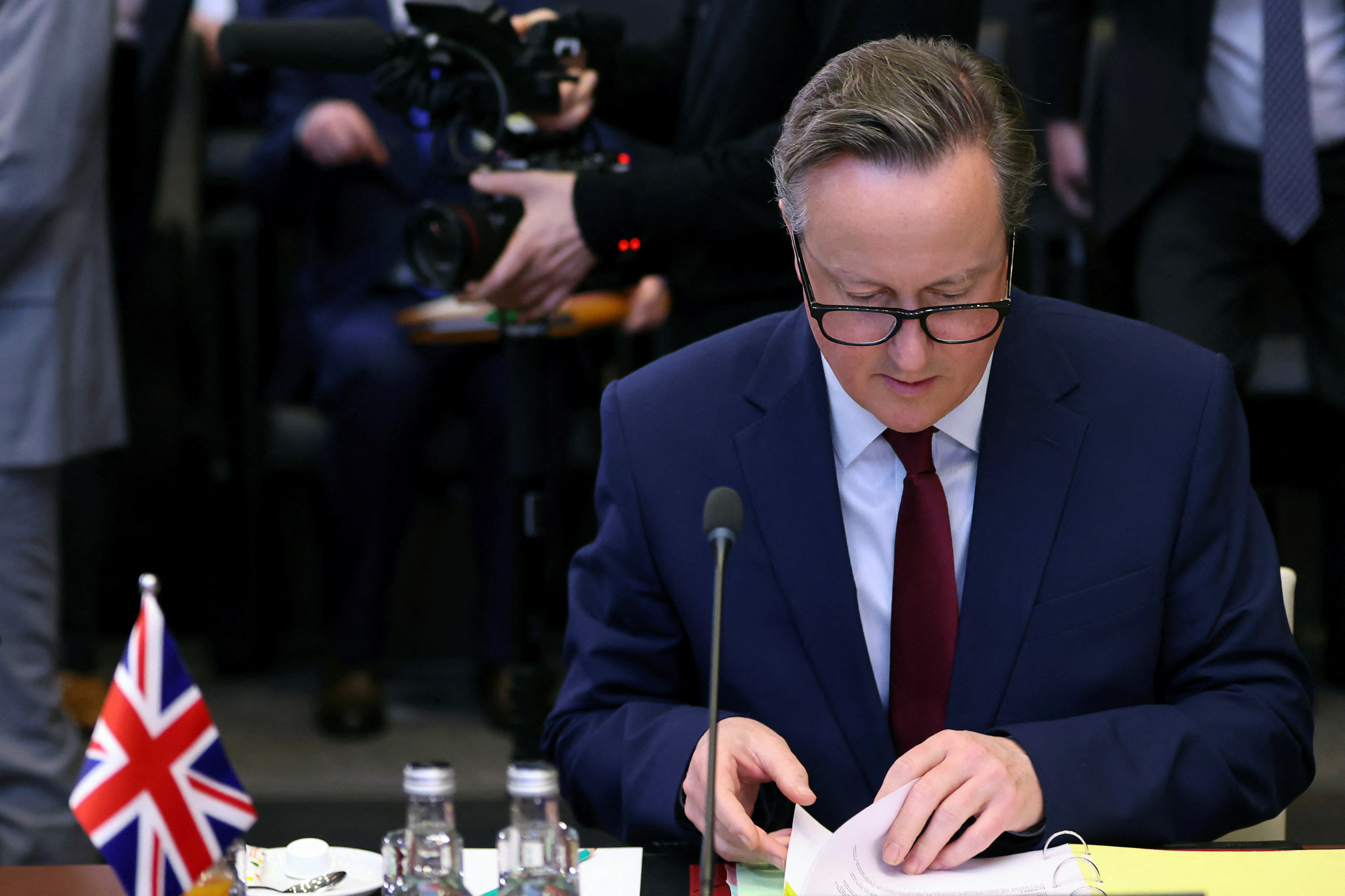 UK's Cameron says he condemned Iran's attack in 'strongest terms' - SWI ...