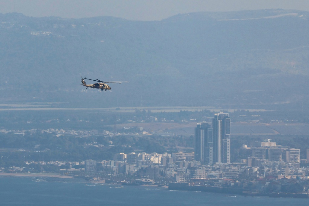 El ejército israelí afirma que 45 proyectiles fueron disparados desde ...