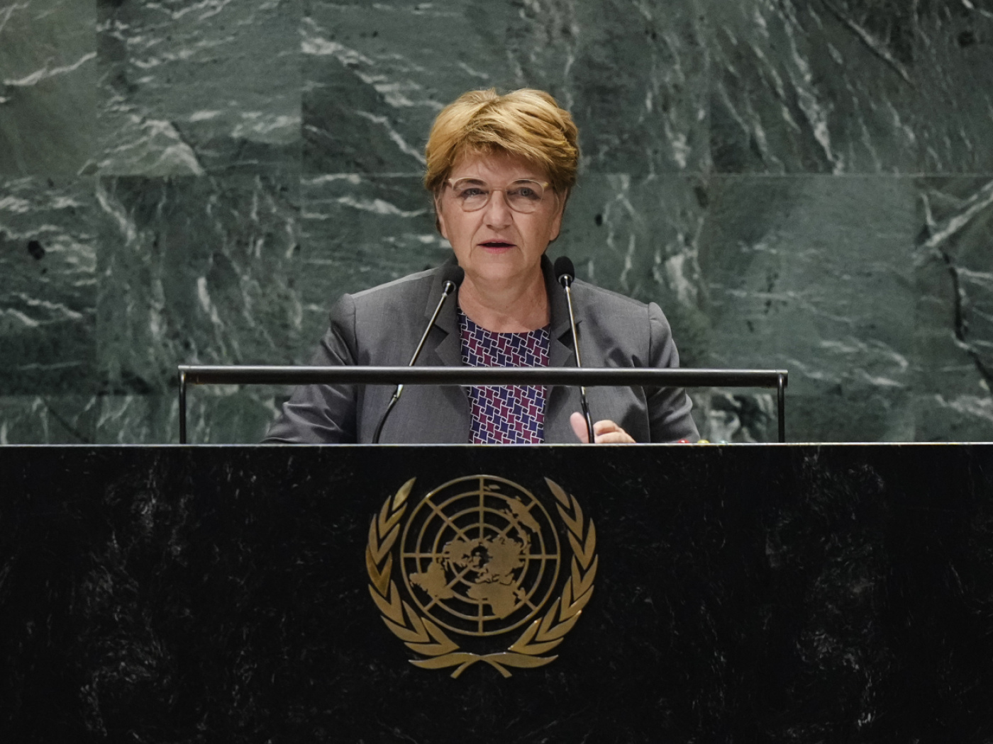 Viola Amherd e Ignazio Cassis promuovono le riforme Onu - SWI swissinfo.ch