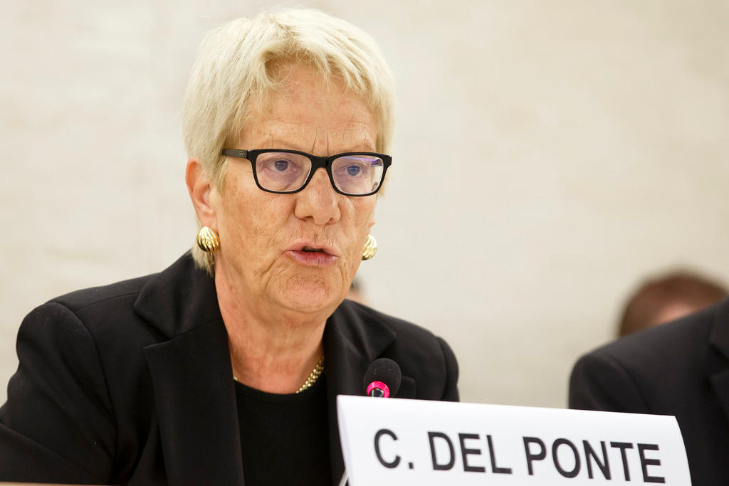Carla Del Ponte nimmt den Hut - SWI swissinfo.ch