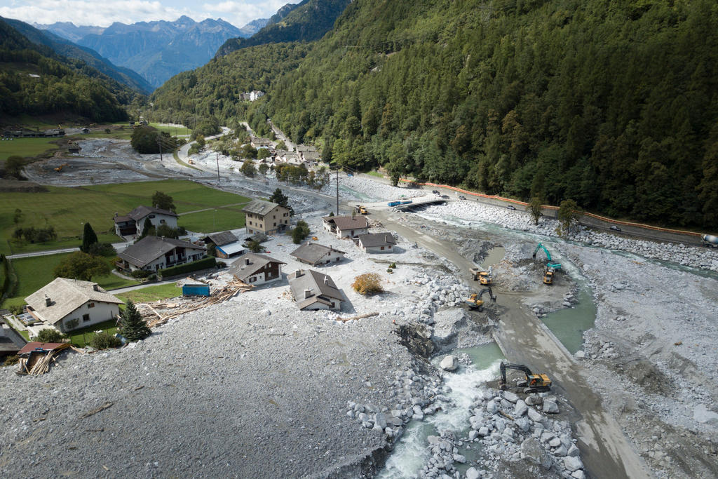 Bondo landslide damage estimated at CHF41 million - SWI swissinfo.ch