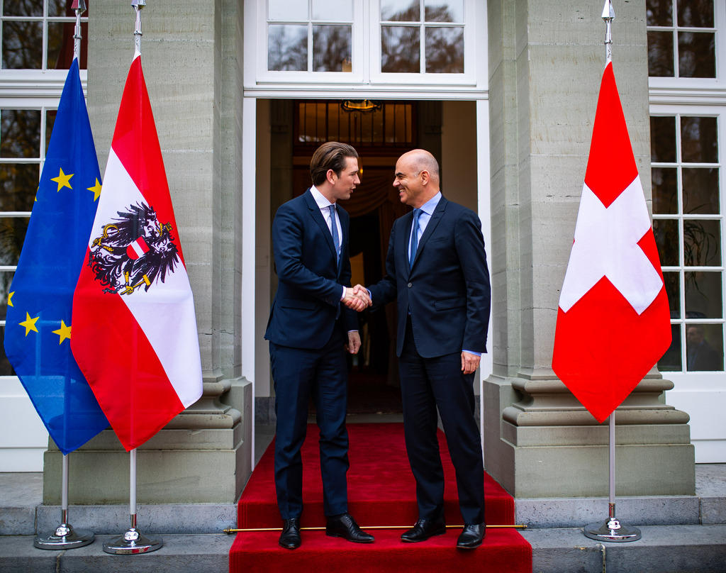 Swiss and Austrian leaders discuss bilateral relations and EU - SWI ...