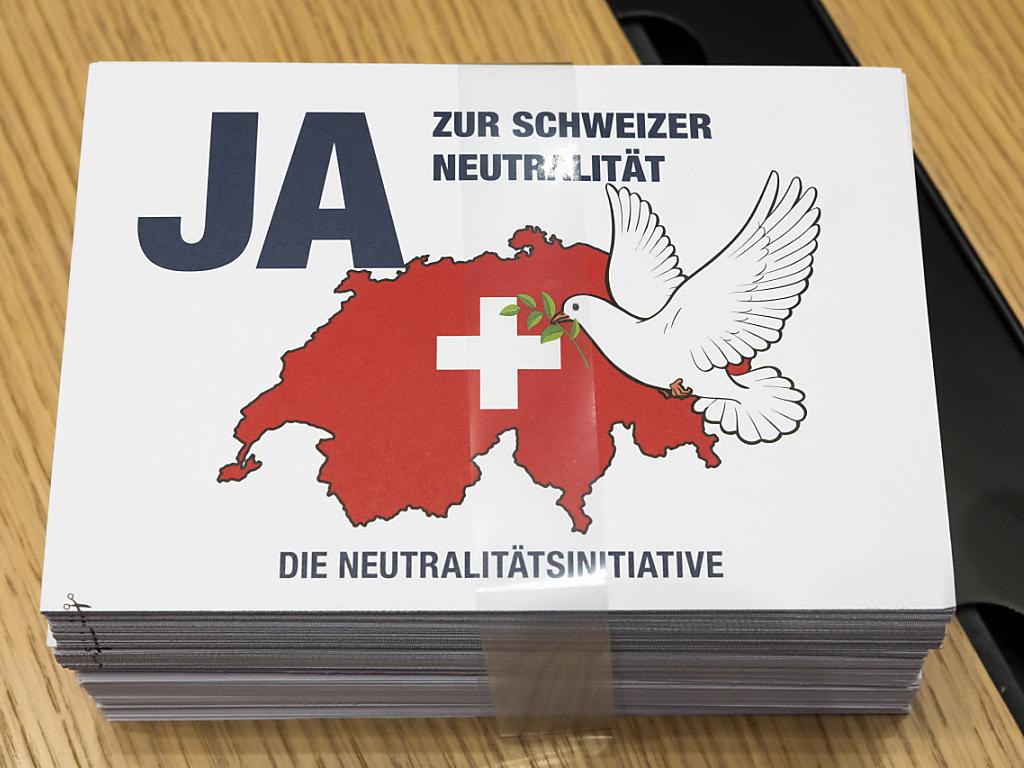 Unterschriftensammlung für Neutralitätsinitiative kann beginnen - SWI ...