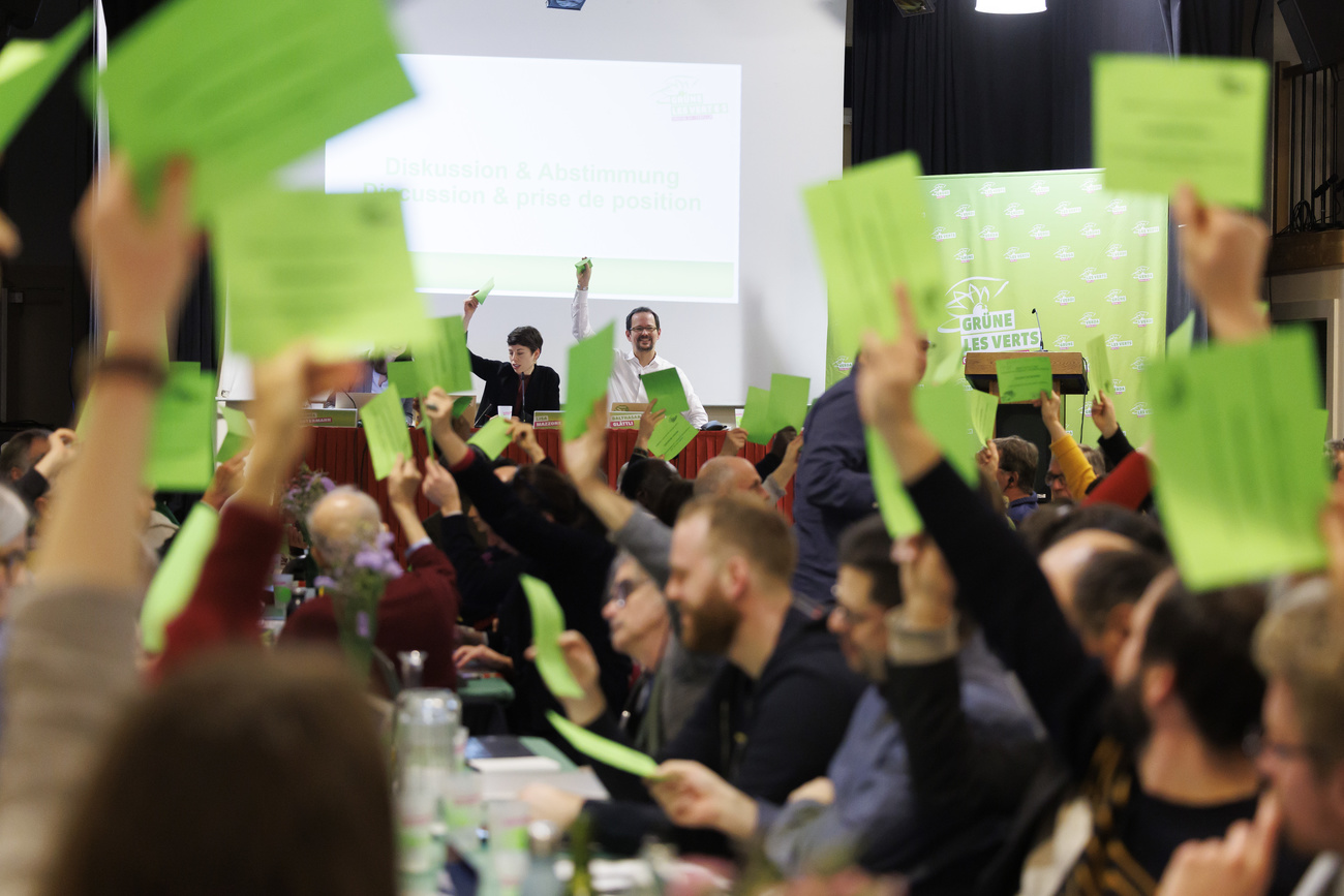 Green and Liberal Green parties kick off election campaigns - SWI ...