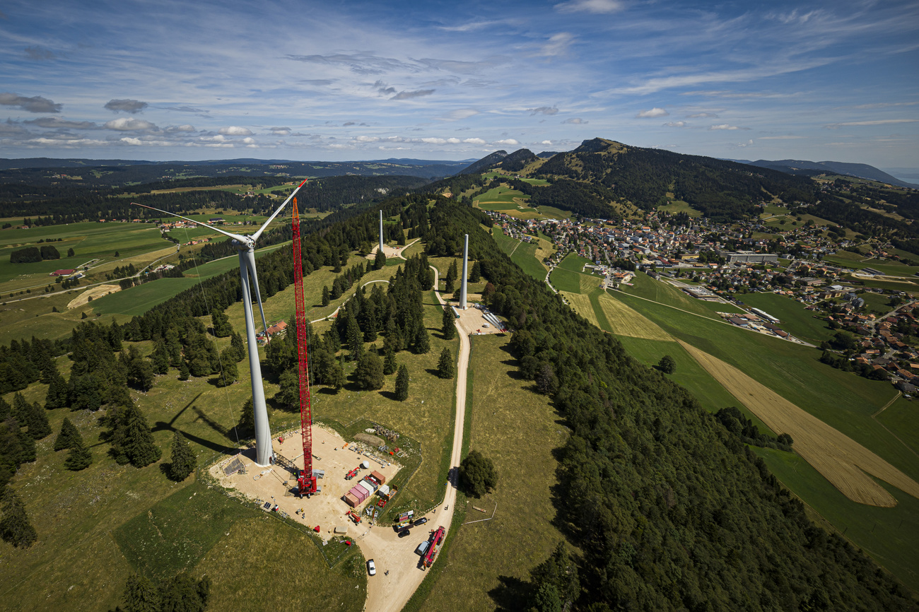 Six wind turbines installed to boost Switzerland’s green power - SWI ...